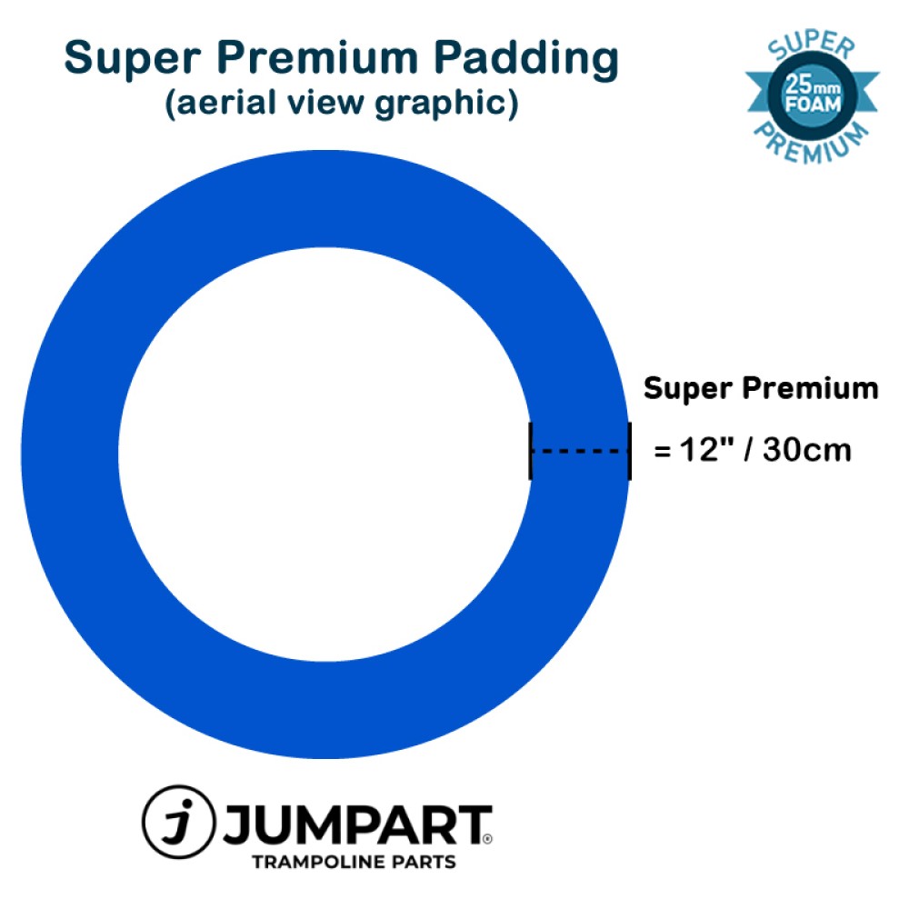 12 foot Trampoline Padding (blue)